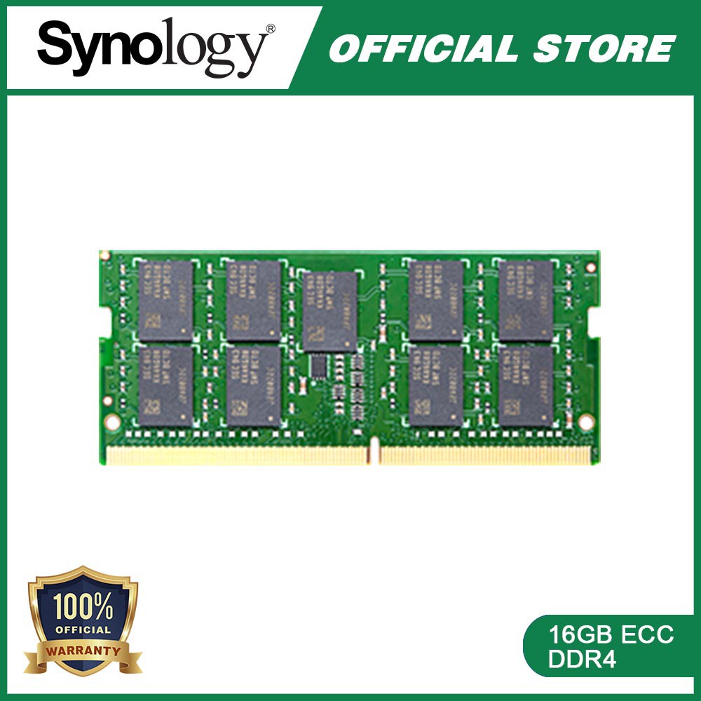 Jual Synology RAM Module 16GB DDR4 ECC Unbuffered SODIMM - D4ECSO-2666 ...