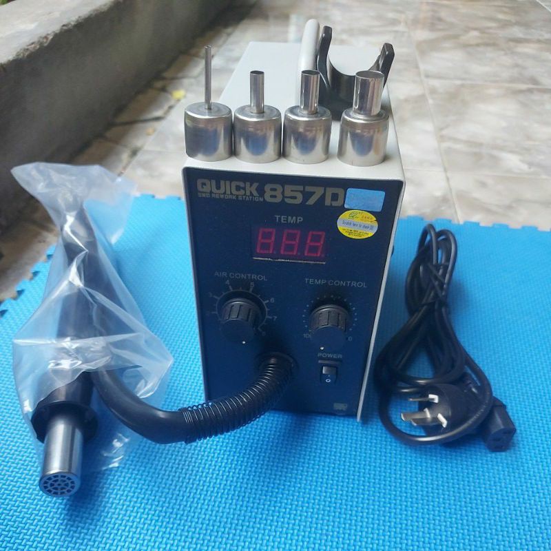 Jual Blower Quick 857D Rework Station Hot Air Blower Solder Heat Gun 2 ...