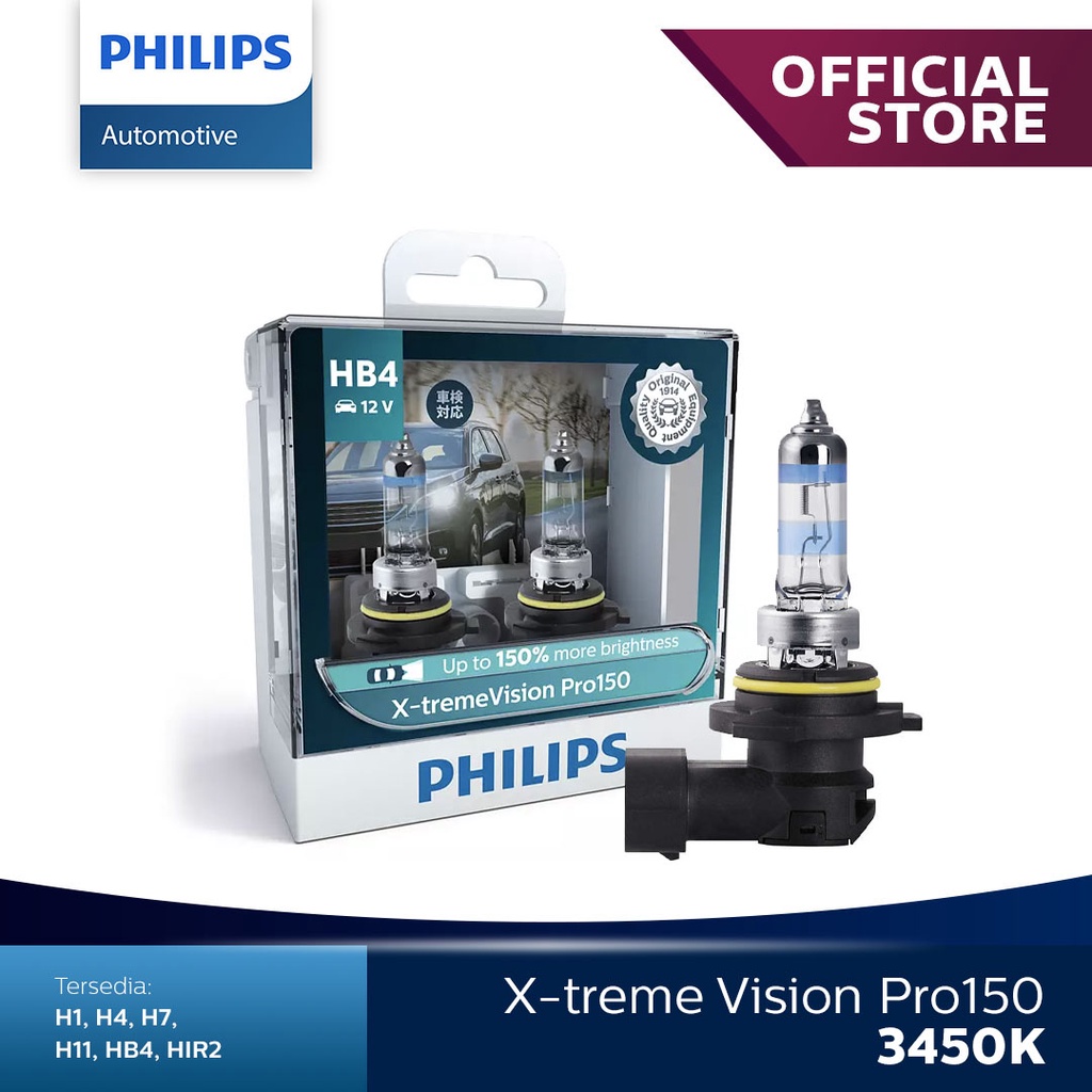 Jual Philips X-treme Vision Pro150 HB4 Lampu Hologen - 9006XVP | Shopee ...