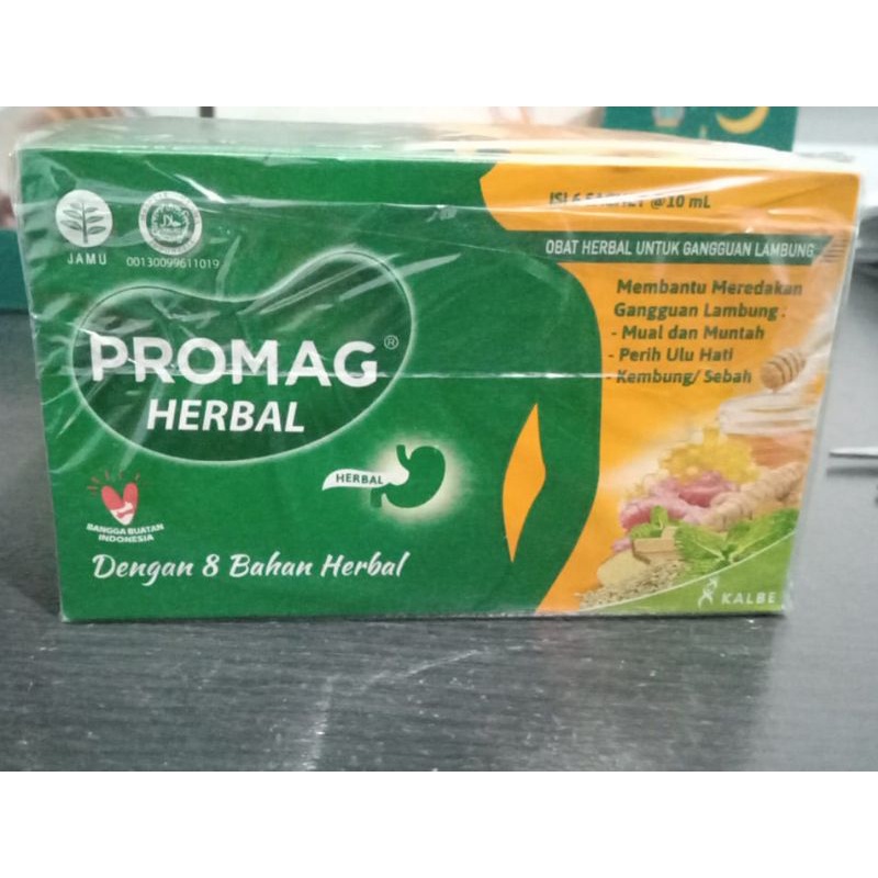 Jual Promag Herbal sachet (1 Slop = 3 Pack = 18 pcs) | Shopee Indonesia