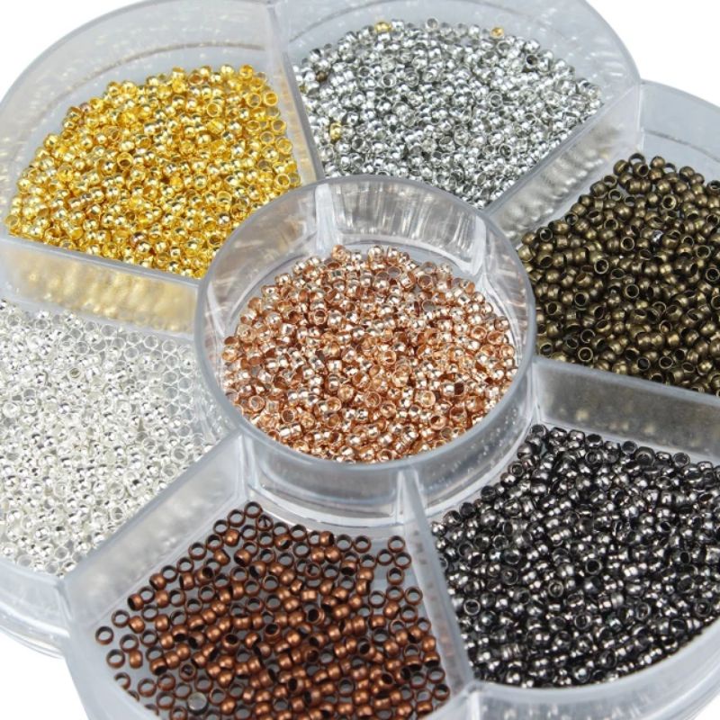 Jual Crimp BAMBU MERICA BULAT TABUNG Clamp stopper ujung tali model ...