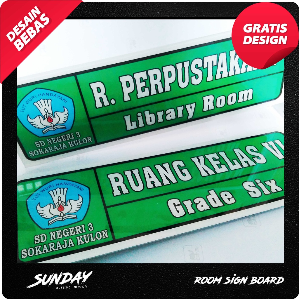 Jual Papan Petunjuk, Papan Ruang Sekolah / Kantor | Shopee Indonesia
