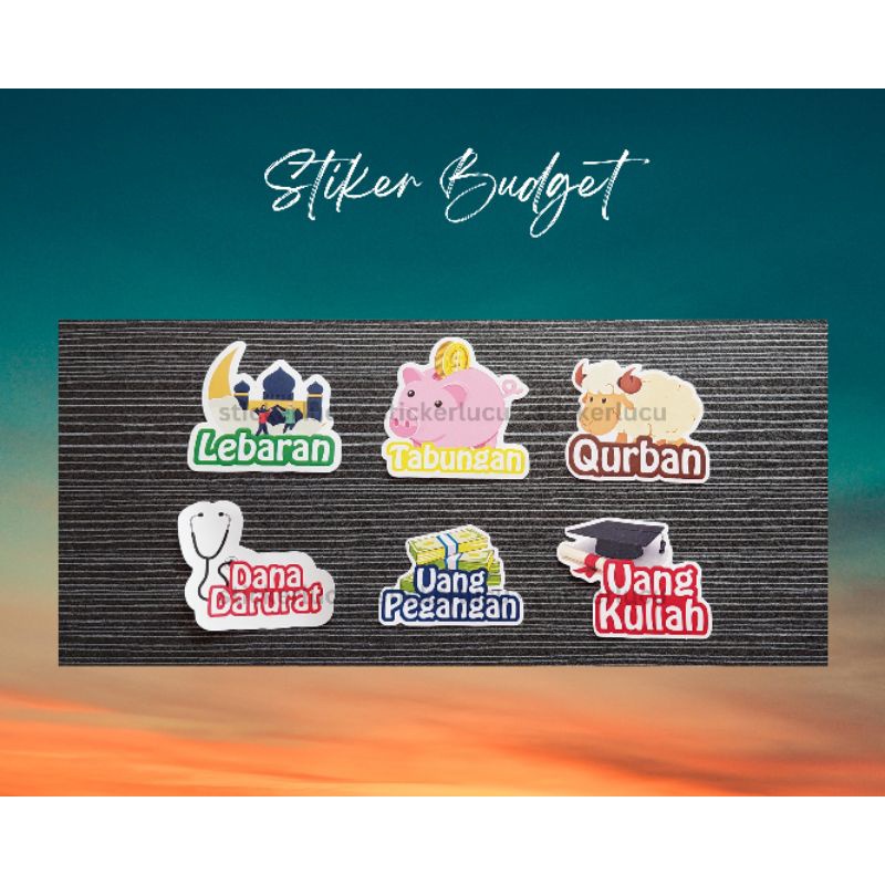 Jual Stiker Budgeting 5x4CM | Shopee Indonesia
