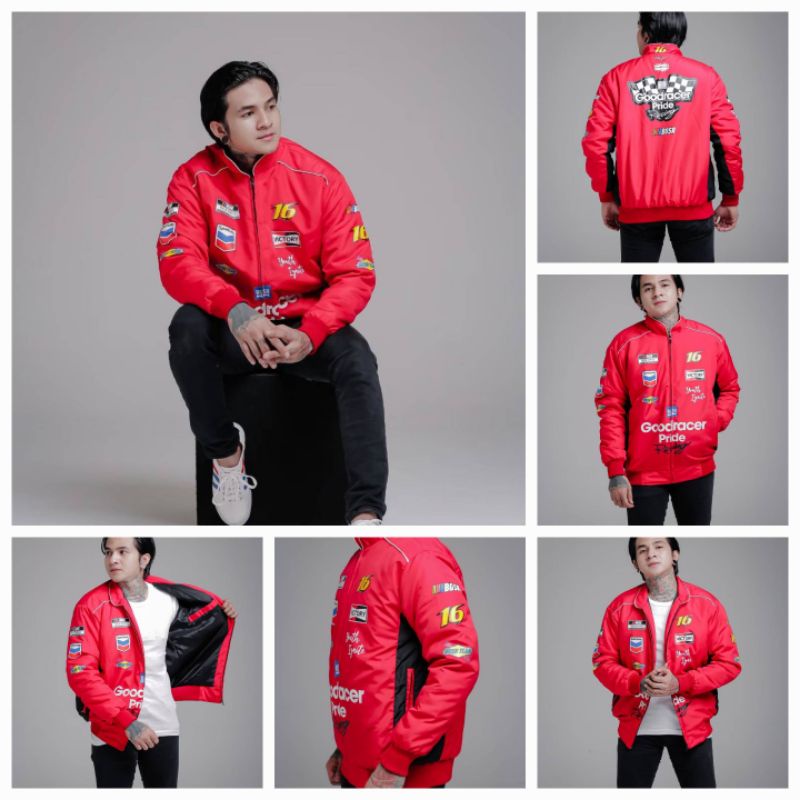 Jual Jacket Motor Nascar Original BGSR Jaket Pria Jaket Parasut Jaket ...