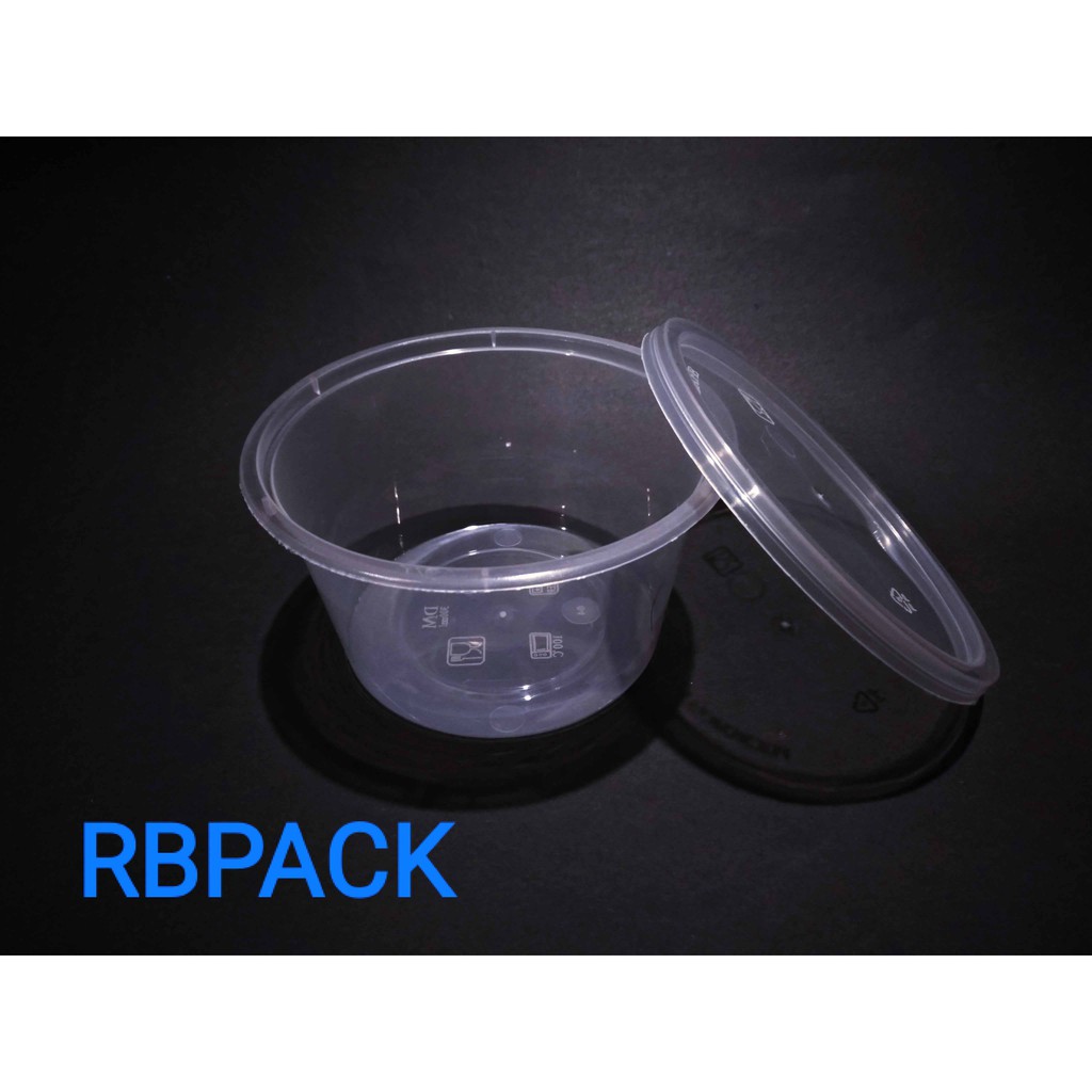 Jual COD MANGKOK PLASTIK BULAT 300 ML ISI 25 PCS - THINWALL MANGKOK ...