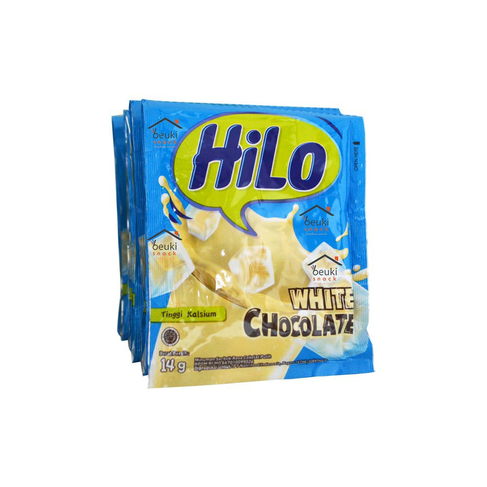 Jual Hilo White Chocolate Tinggi Kalsium Sachet 14 gr | Shopee Indonesia