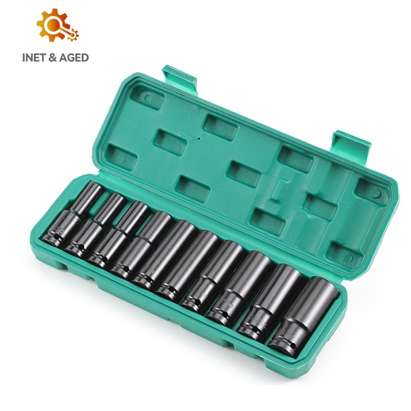 Jual INT Impact Socket Set 10/46Pcs 1/2 Inch 8-24MM Extension Impact ...