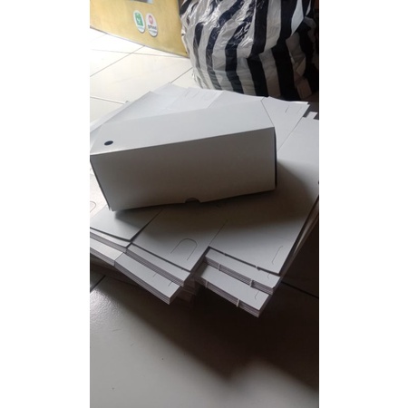 Jual kardus Roti bakar polos 100 pcs termurah ukuran 20x8x8 harga Rp 75 ...