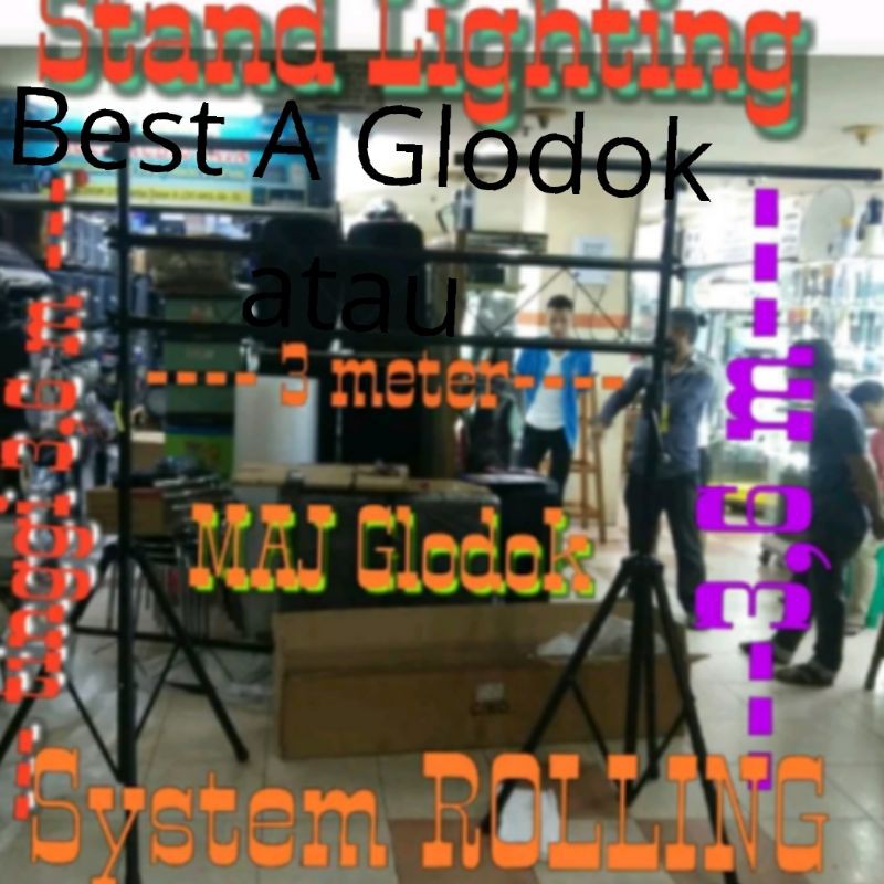 Jual Double stand Rolling lighting | Shopee Indonesia