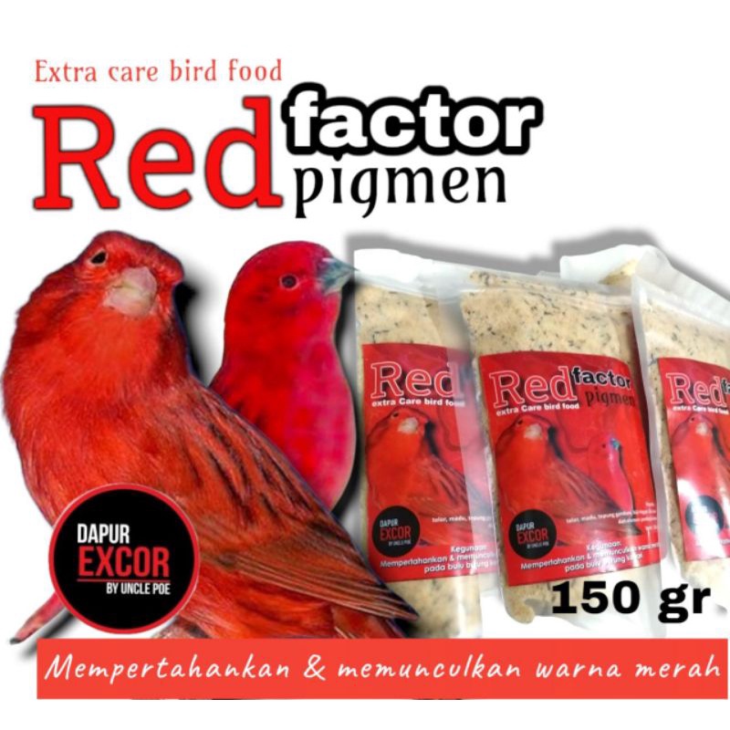 Jual Pakan Kenari Pencerah Warna Bulu Kenari Merah Merona Red Factor ...
