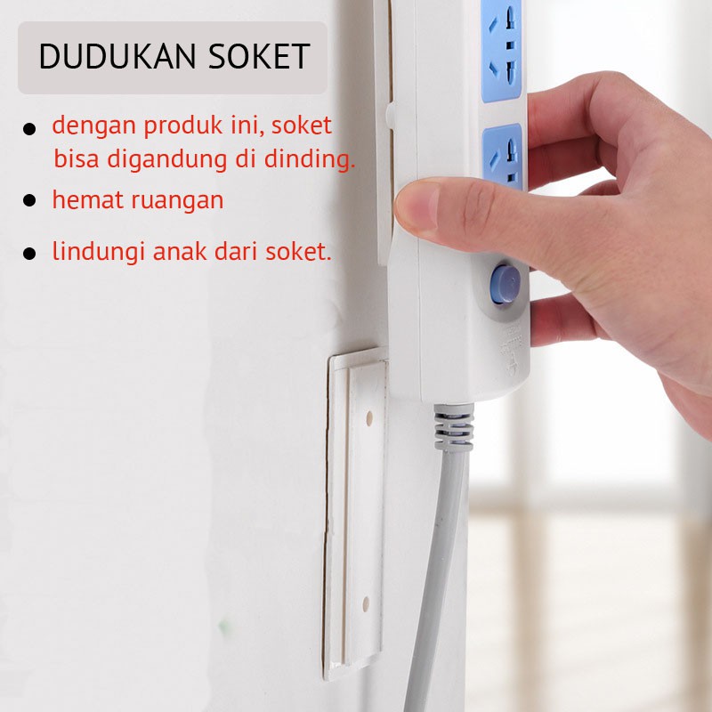 Jual RW048 Dudukan Soket Kabel/Penyambung Colokan Kabel ke Dinding Meja ...
