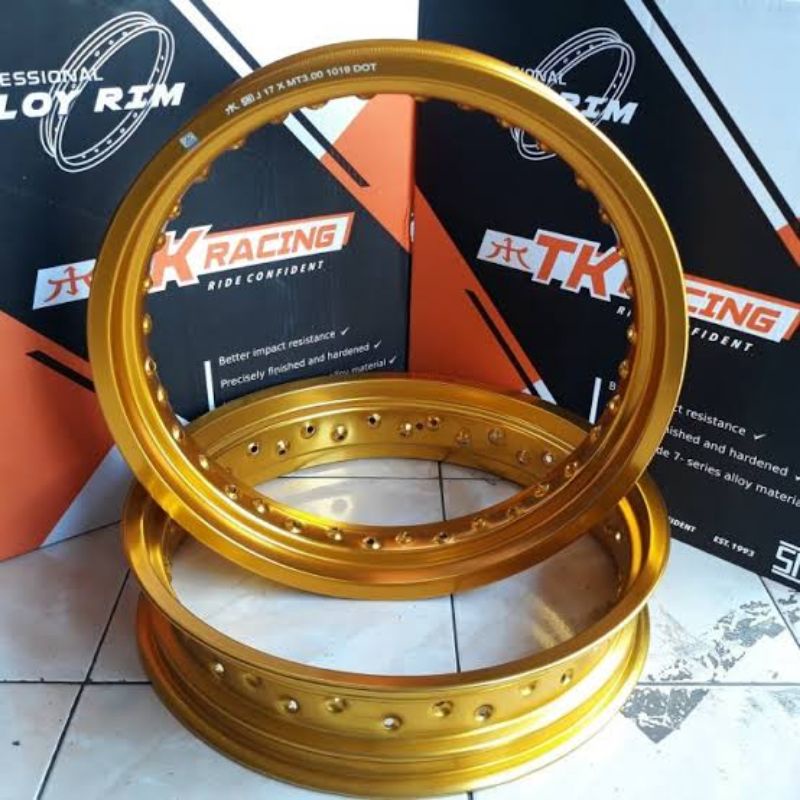 Jual Velg TK Bright gold lebar 300 350 KLX CRF WR KTM Husqvarna ...