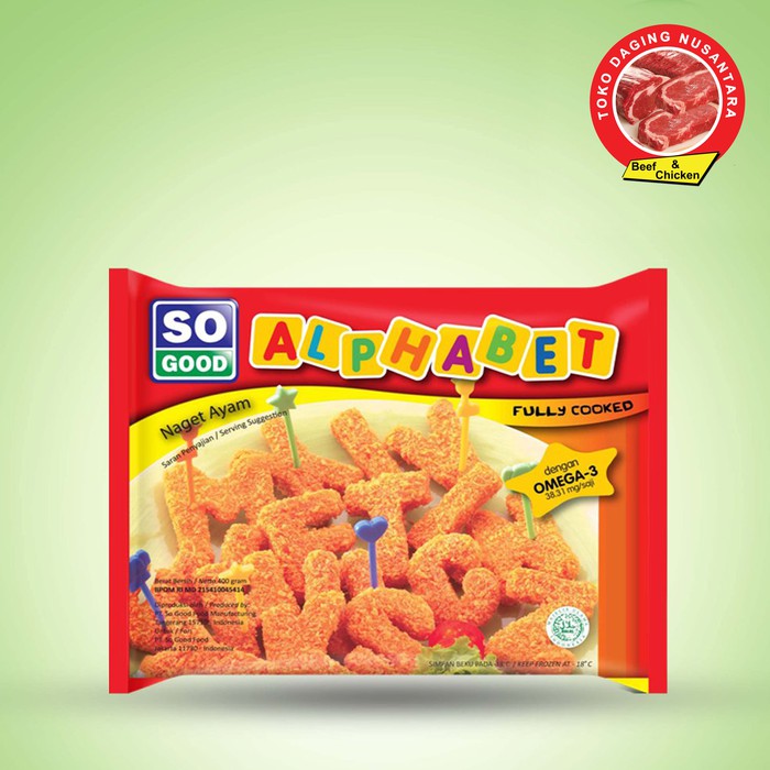 Jual So Good Alphabet Ori 400GR | Shopee Indonesia