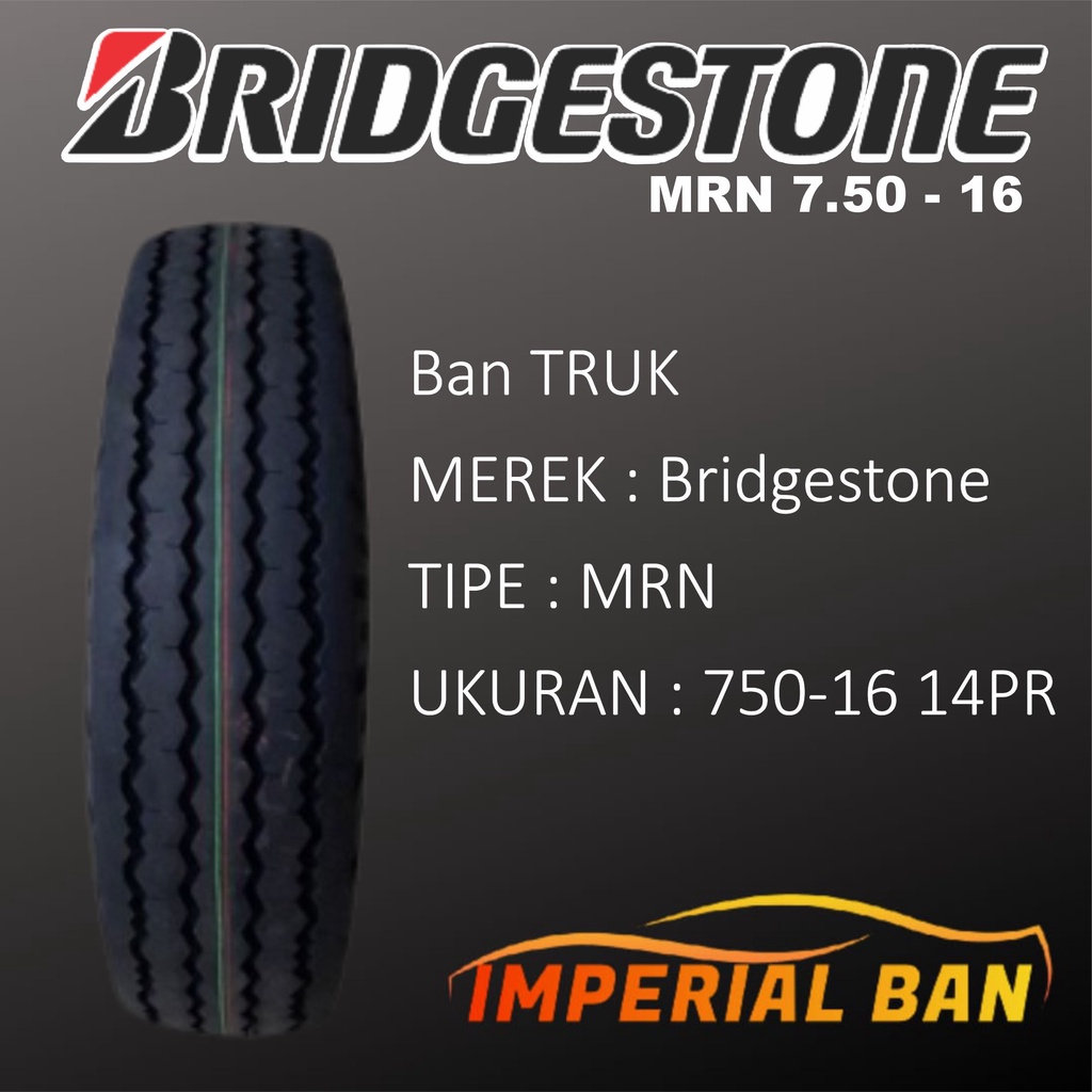 Jual 750 - 16 MURAH Ban TRUK Bridgestone MRN Truk double Isuzu Fuso Dyna Size 7.50 R16 | Shopee ...