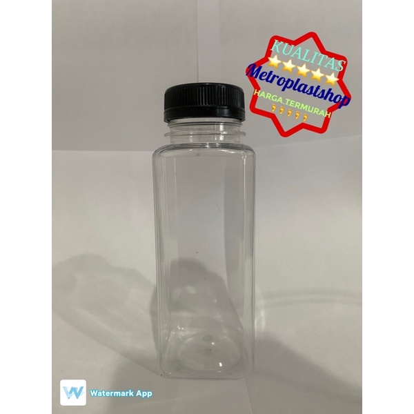 Jual Botol Kale Kotak 250ML Botol Kale Square 250ML Botol Kick 250ml ...