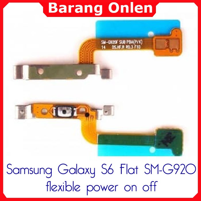 Jual Samsung Galaxy S6 Flat SM-G920 switch power tombol on off | Shopee ...