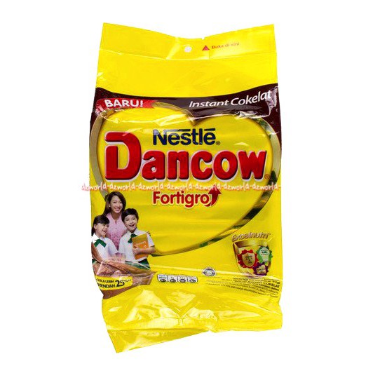 Jual Nestle Dancow Fortigro Coklat 10sachet Polybag Susu Bubuk Coklat ...