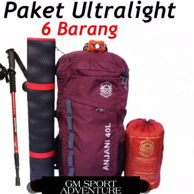 Jual Paket alat Gunung Ultra Light | Shopee Indonesia