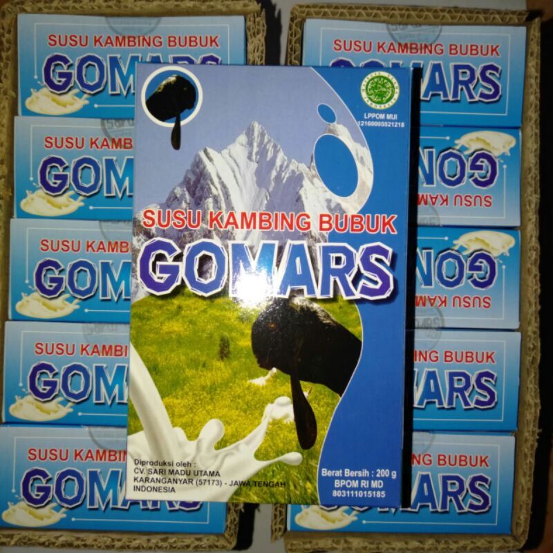 Jual Susu Kambing Etawa Gomars Isi 5 Box | Shopee Indonesia