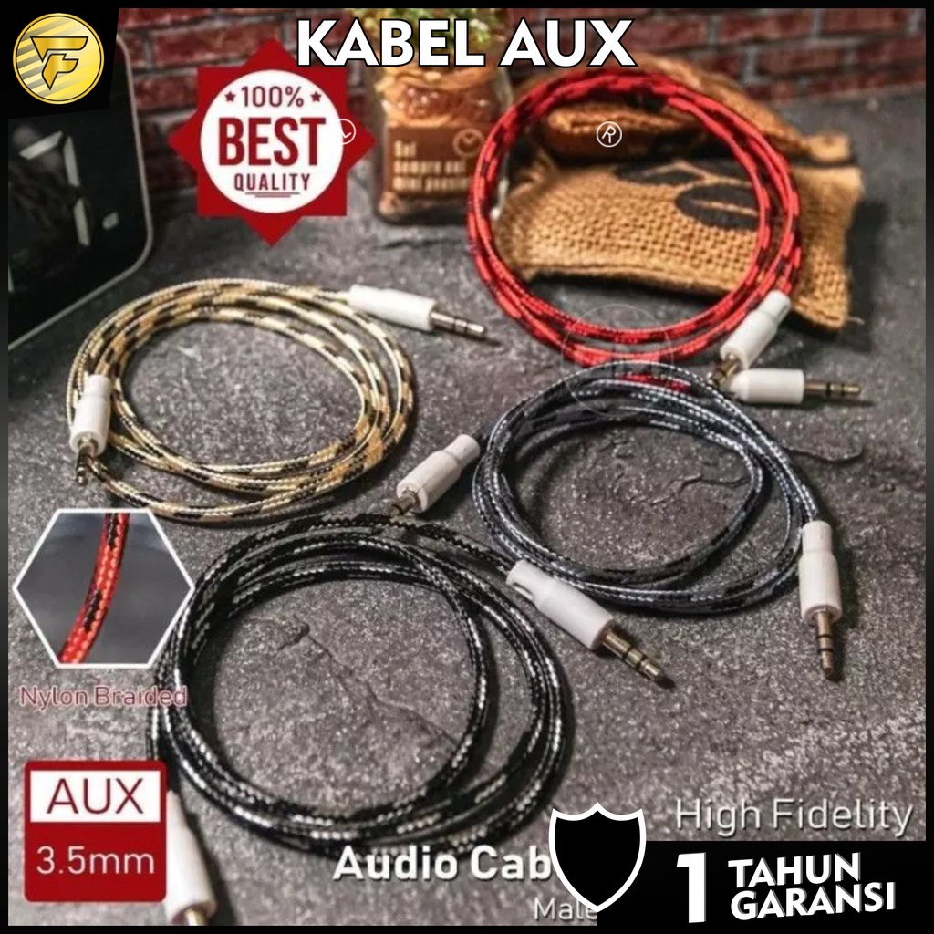 Jual Kabel Audio Aux 3.5mm kabel aux audio hp ke speaker dll model tali ...