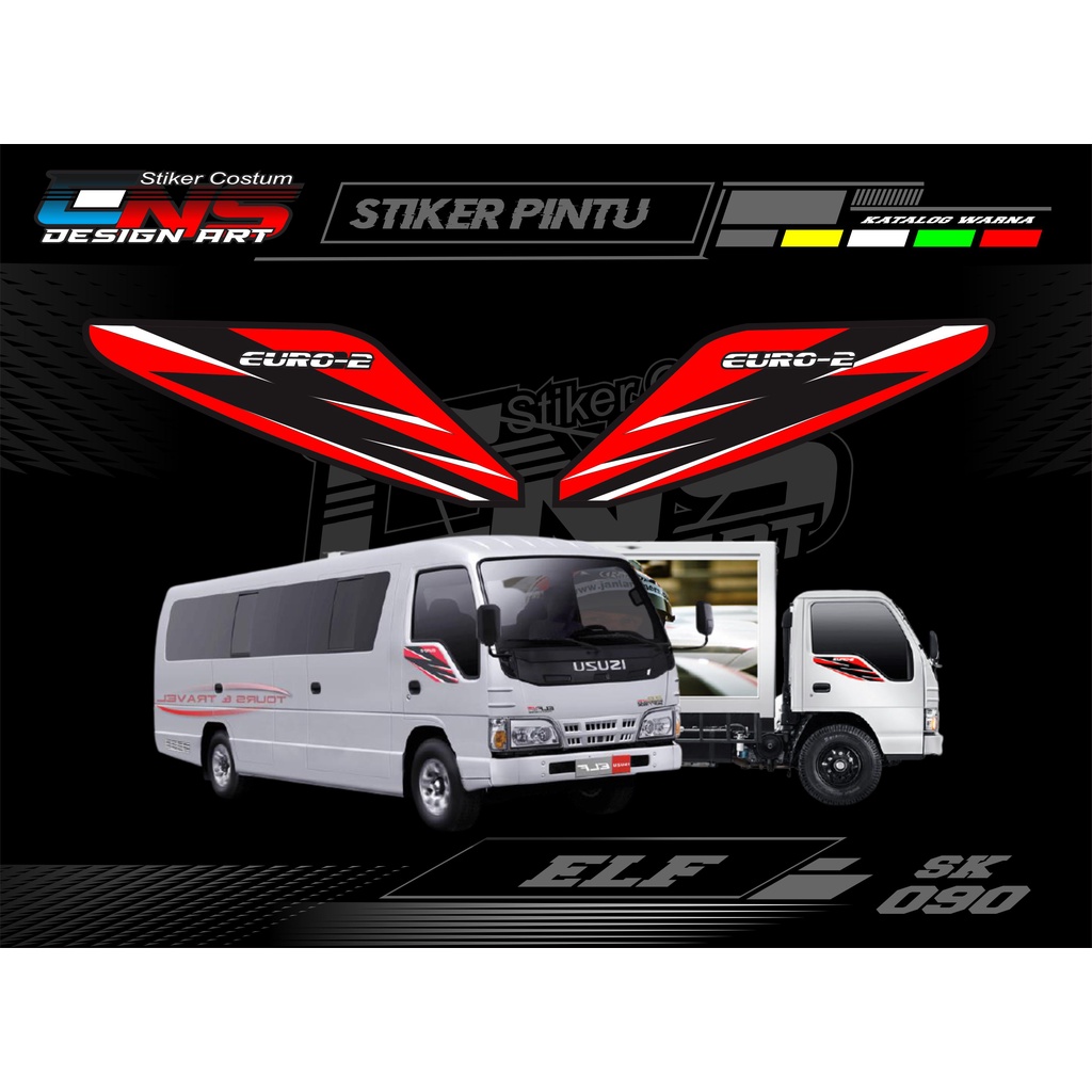 Jual stiker elf stiker striping pintu elf striping pintu elf stiker ...