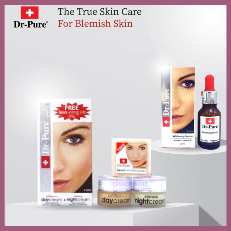 Jual DR PURE ORIGINAL BPOM | DAY CREAM | NIGHT CREAM | SERUM | SOAP ...