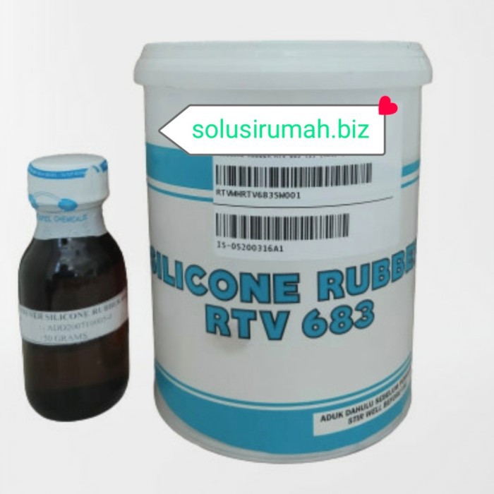 Jual silikon karet silicone rubber rtv 683 super 1 kg 1kg hardener ...