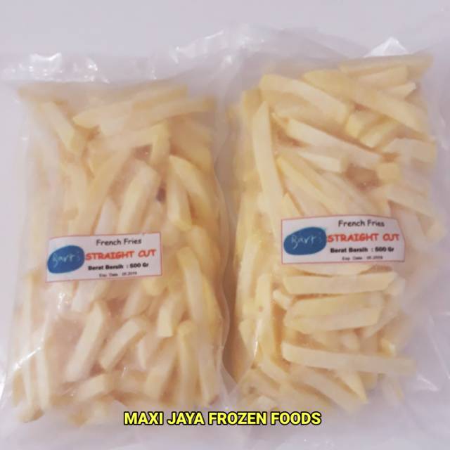 Jual KENTANG GORENG STRAIGHT CUT IMPORT BARTS POTATO 500 GRAM DARI ...