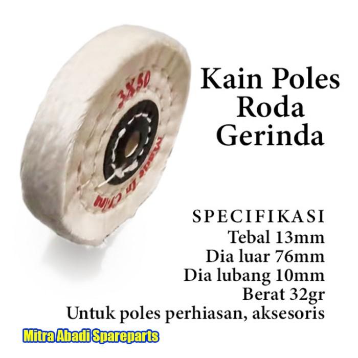 Jual KAIN POLES RODA GERINDA Angle Grinder Polishing Wheel 3 INCH | Shopee Indonesia