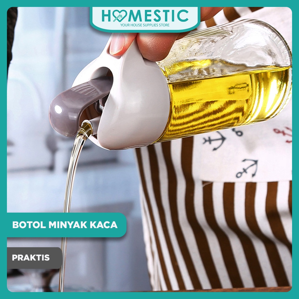Jual Botol Serbaguna Kaca Botol Minyak Goreng wadah Saos/Kecap Anti ...