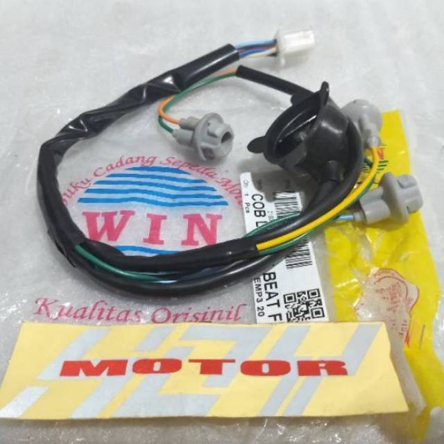 Jual Fiting Fitting Lampu depan motor Honda matic beat-beat fi-beat esp ...