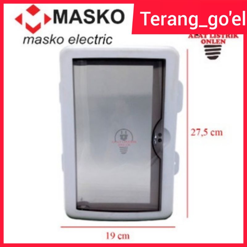Jual MASKO Tutup Box KWH Meteran Listrik Prabayar // Box Tutup KWH ...