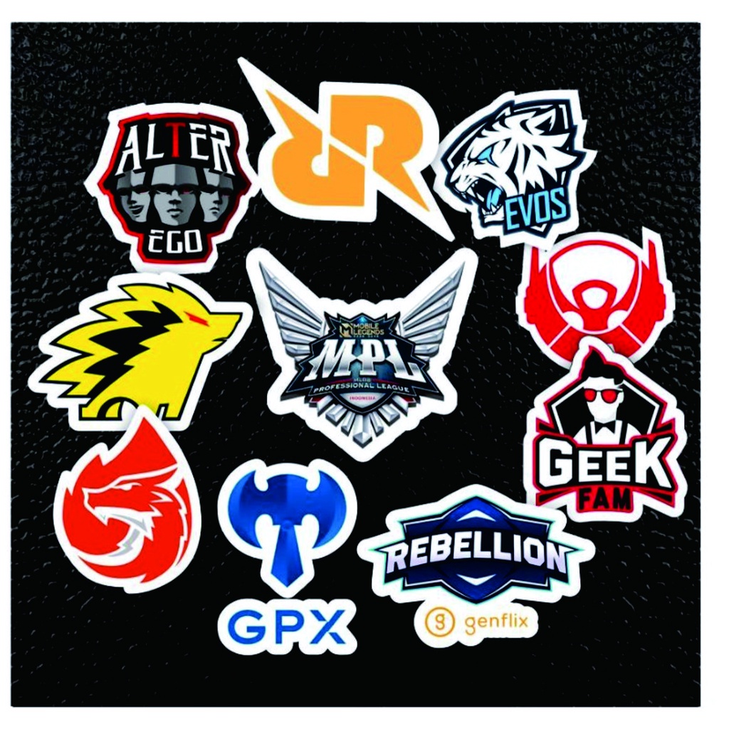 Jual STIKER tim MPL ML Mobile Legends MLBB EVOS, RRQ | Shopee Indonesia