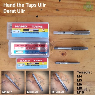 Jual Hand the Taps Pembuat Derat Drat Ulir Baut Nepel 4mm 5mm 6mm 8mm ...