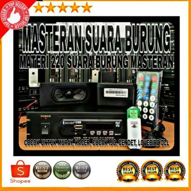 Jual Masteran suara burung sonic master (KODE 0623) | Shopee Indonesia