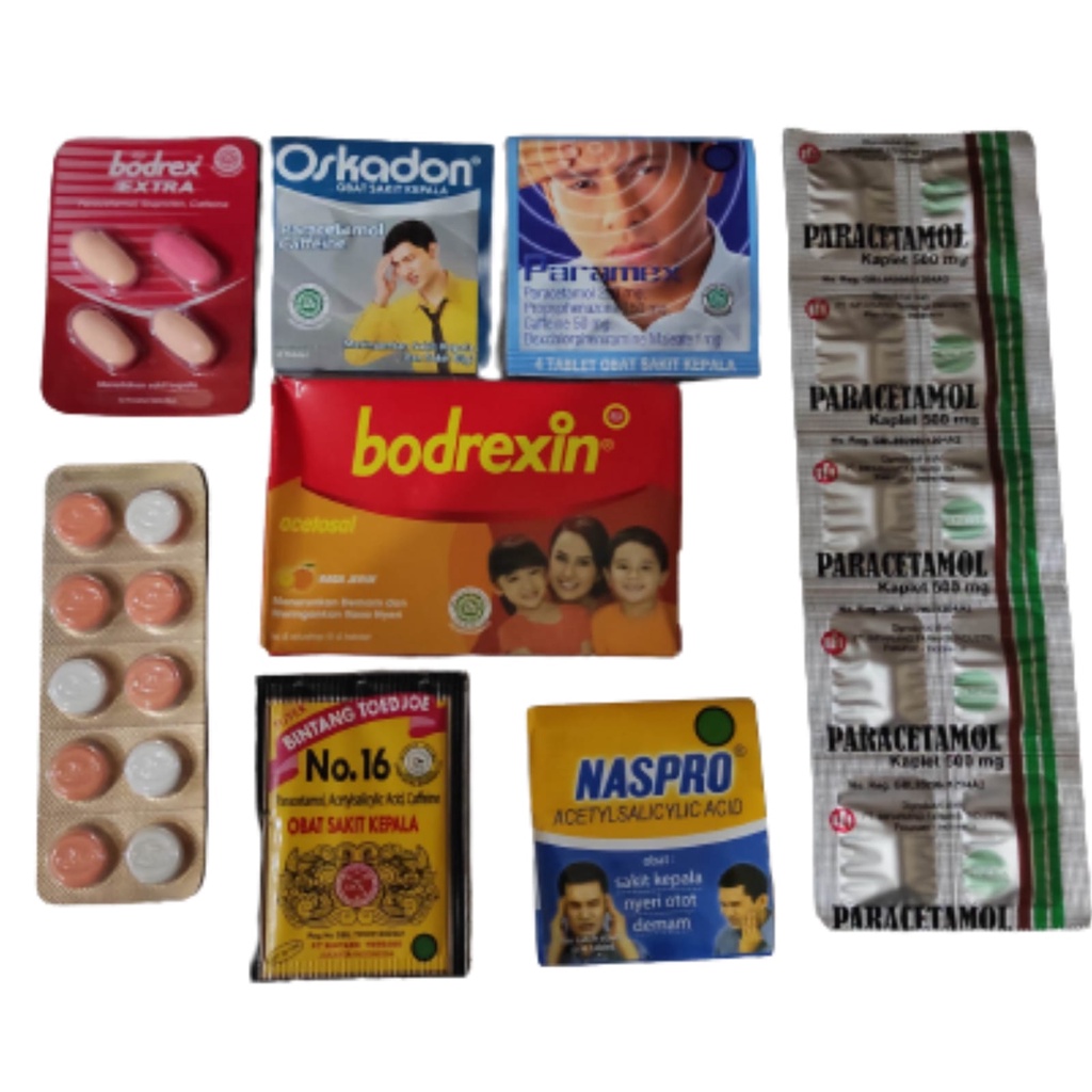 Jual Obat Sakit Kepala All Varian - Obat Demam - Obat Kepala - Obat Nyeri - Obat Pereda Sakit ...