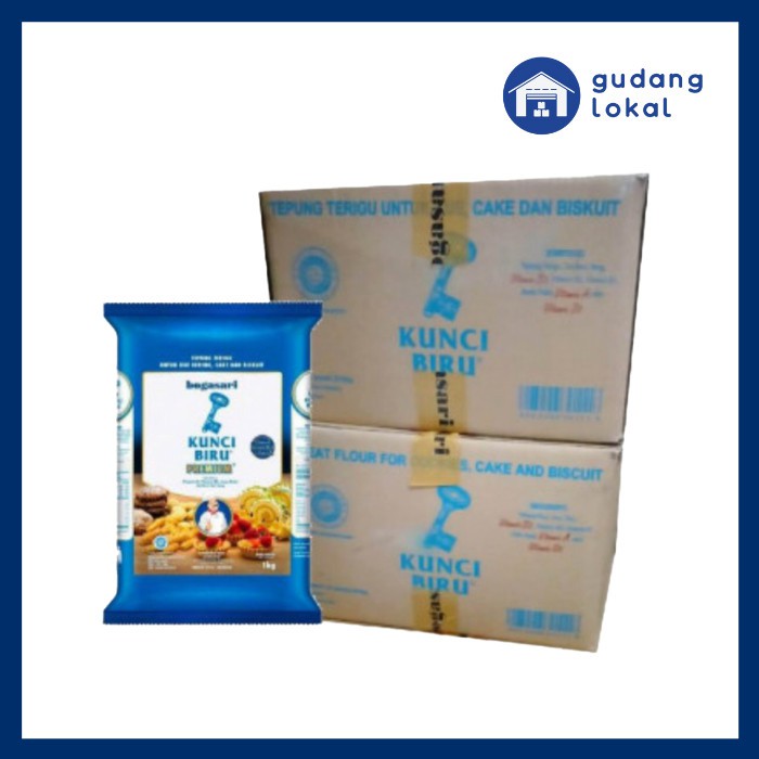 Jual Tepung Terigu - Kunci 1Kg X 12 (Harga Karton) | Shopee Indonesia