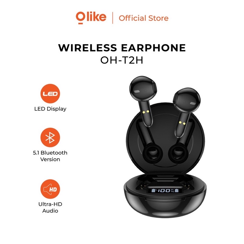 Jual Olike Hero-T TWS OH-T2H Bluetooth 5.1 Earphone Ultra HD Audio ...