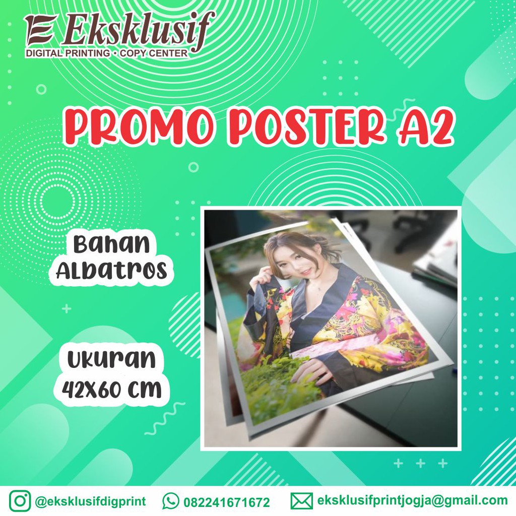 Jual POSTER CUSTOM UKURAN A2 (BAHAN ALBATROS) | Shopee Indonesia