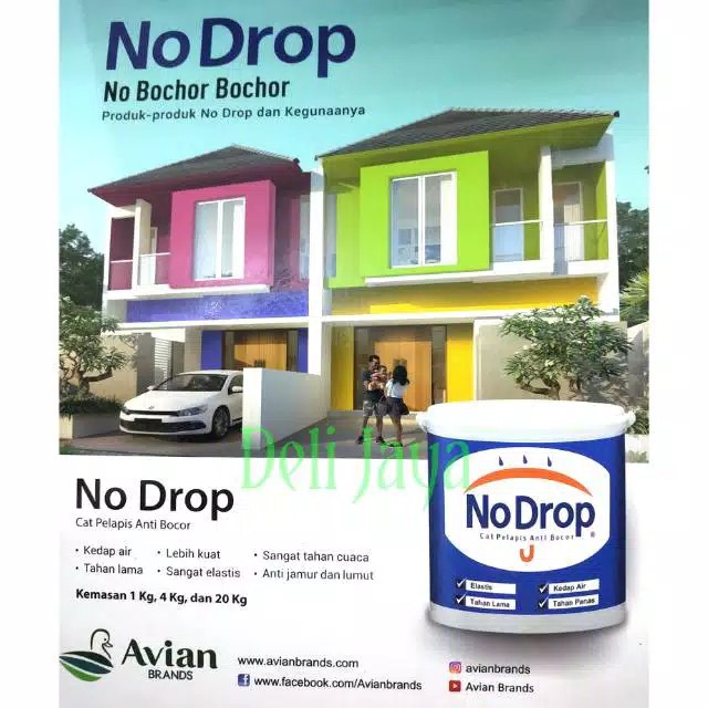 Jual No Drop Cat Pelapis Anti Bocor 1kg Nodrop 1kg | Shopee Indonesia
