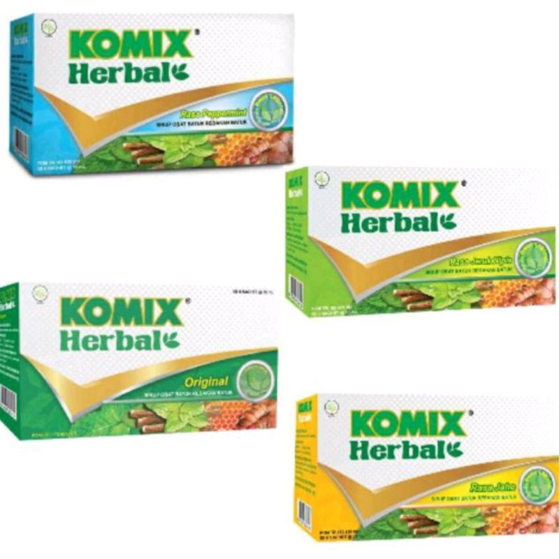 Jual KOMIX HERBAL KOMIK HARGA PROMO RASA ORIGINAL/JAHE/MINT SACHET ISI ...