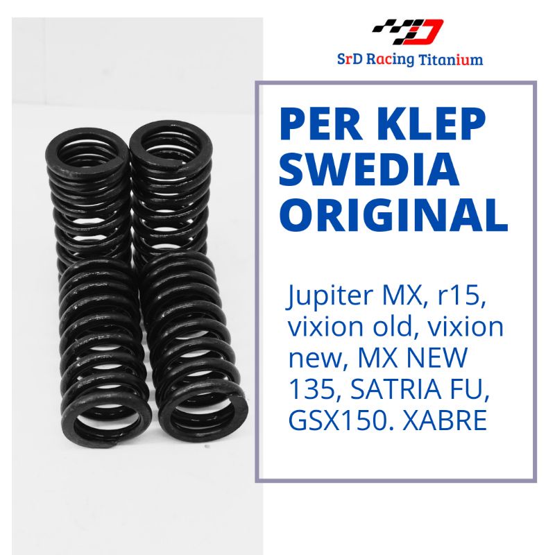Jual PER KLEP RACING SWEDIA JUPITER MX OLD NEW VIXION OLD NEW XABRE SATRIA FU GSX 150 R-15 ...