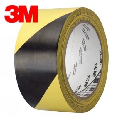 Jual 766 Safety Hazard Warning Black Yellow Stripe 3M 72mm X 33m Hitam Kuning | Shopee Indonesia