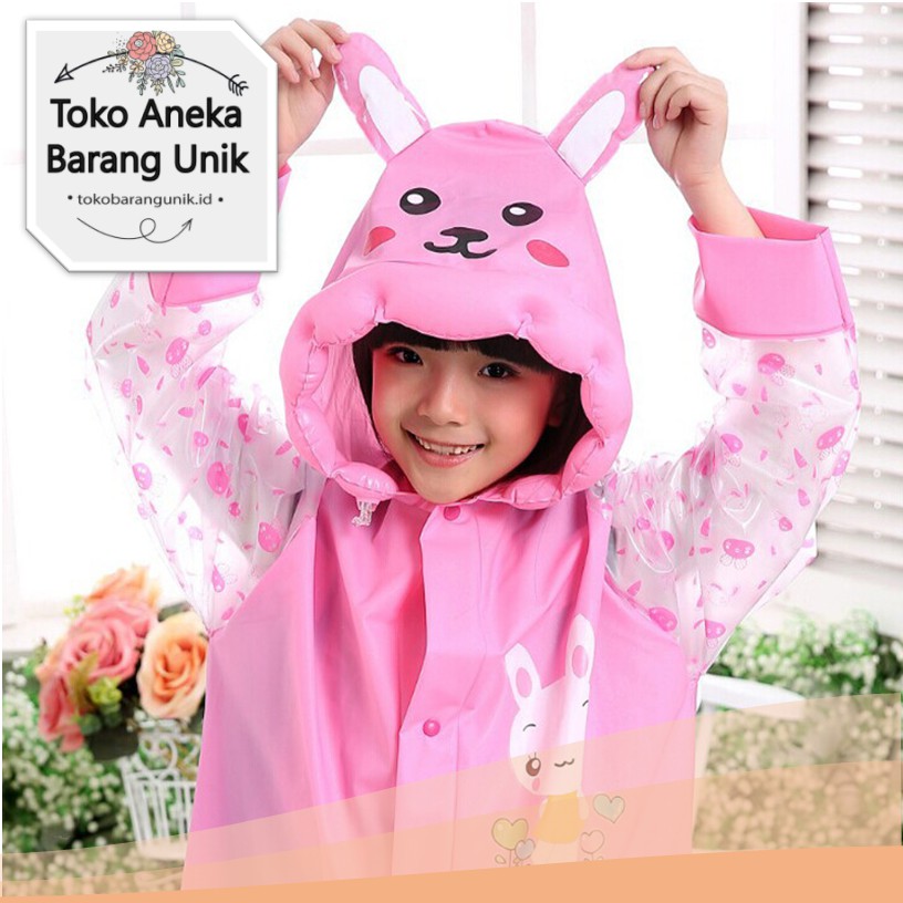 Jual Jas Hujan Anak Motif Lucu + Ruang Ransel | Mantel Hujan Kado Untuk ...