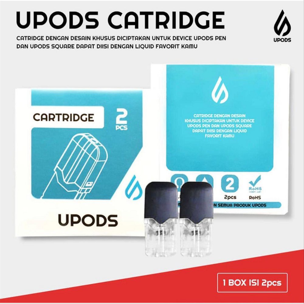 Jual UPODS POD REPLACEMENT CARTRIDGE VAPOR AUTHENTIC Upod | Shopee ...