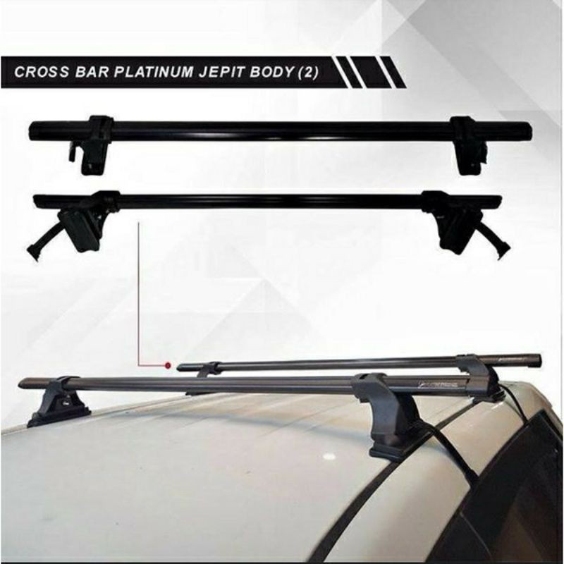Jual Crossbar / Cross Bar / Kaki Rack Jepit Body Platinum Avanza Xenia ...