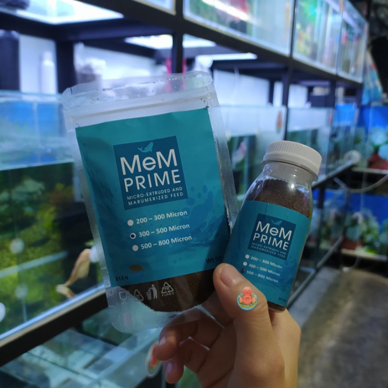 Jual MEM Prime 200-300 Micron 50gram Pellet Pakan Burayak Louhan, Ikan ...