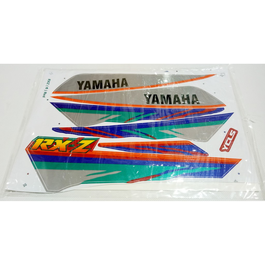 Jual STIKER BODI RXZ LAMA. STRIPING BODY YAMAHA RXZ MILE WARNA MERAH ...