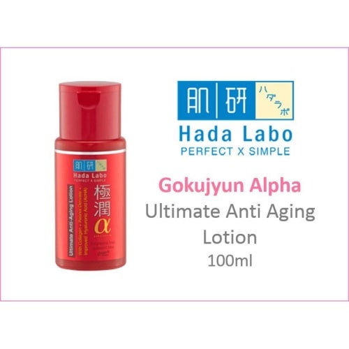 Jual Hada Labo Gokujyun Alpha Ultimate Anti Aging Lotion 100ml Shopee