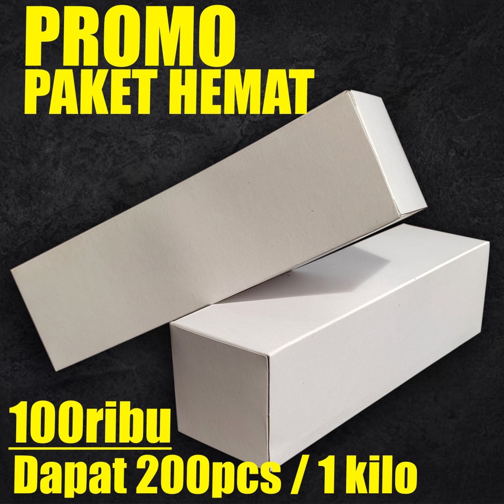Jual PAKET HEMAT 1kg (200pcs) Spray Box POLOS / packaging botol 35ml ...